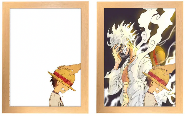 Buy LED Paintings - One Piece, Luffy Gear 5 & LED One Piece Art – WeebWorld